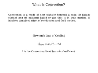 Heat transfer by convection | PPTX
