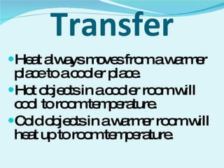 Heat Transfer By Design Lesson 4 | PPT