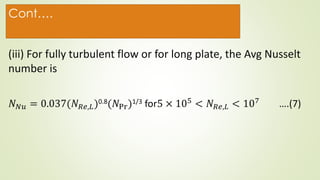 Heat transfer by forced convection in turbulent flow | PPTX