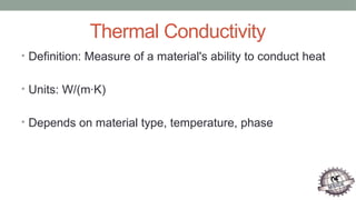 HEAT TRANSFER - Basics of Conduction .pptx