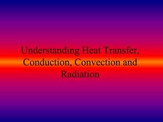 Heat transfer_ conduction_convection_radiation.ppt | Chemistry | Science