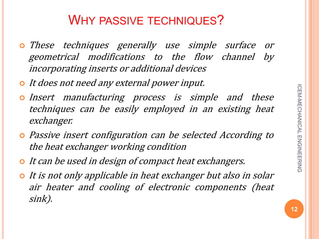 Heat transfer enhancement | PPSX
