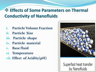Heat transfer enhancement by nanofluid | PPTX