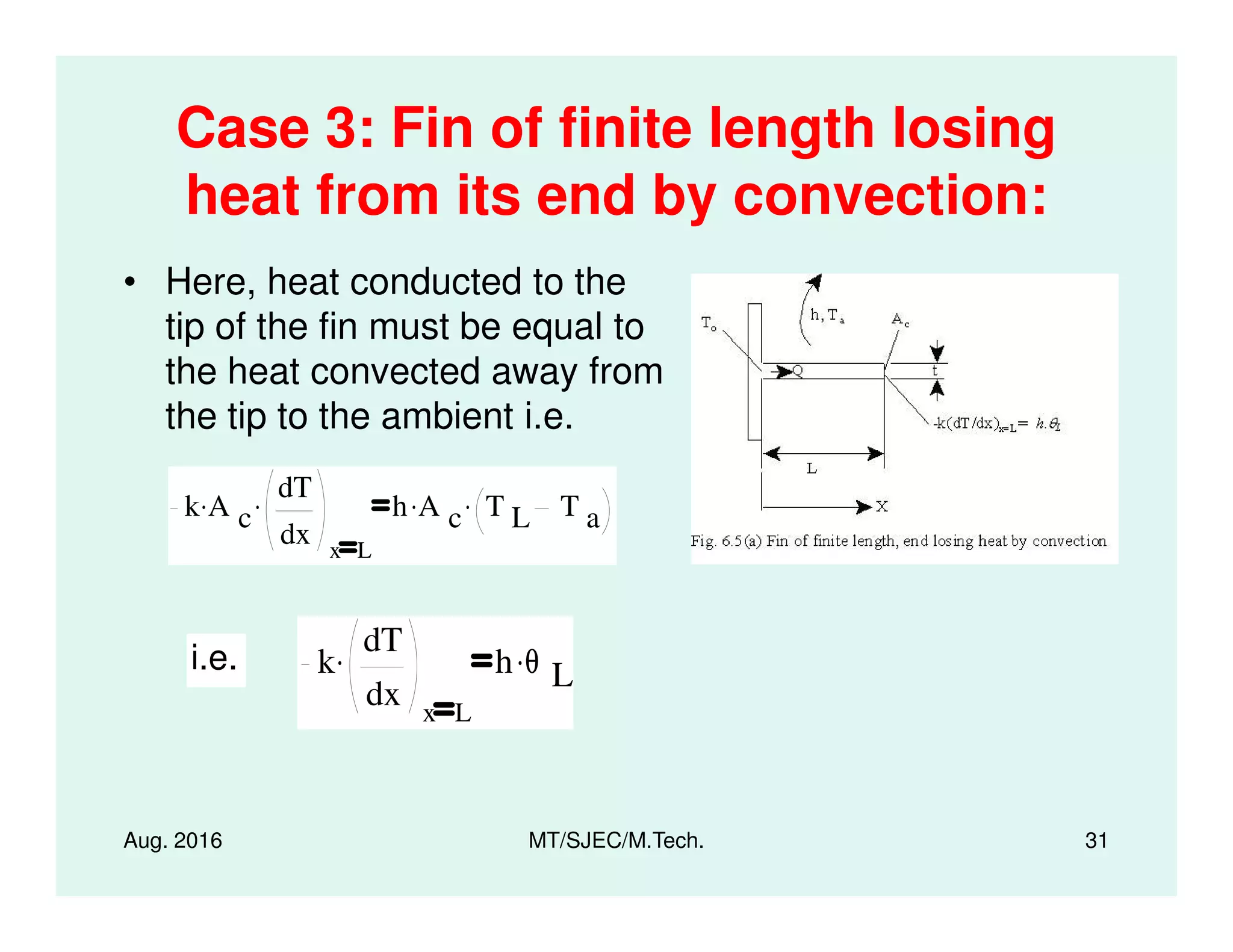Heat transfer from extended surfaces (or fins) | PDF