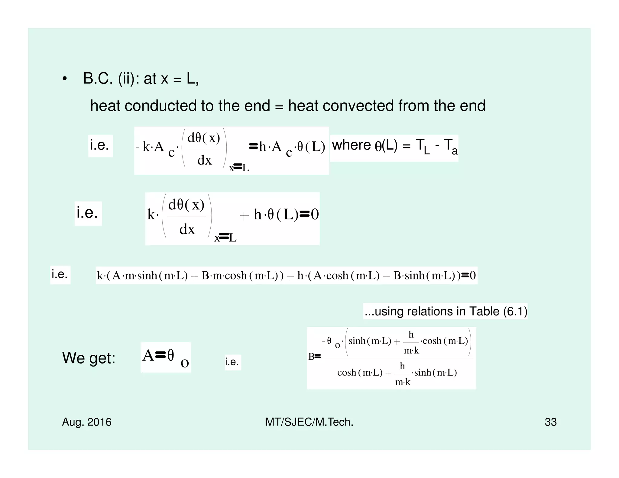 Heat transfer from extended surfaces (or fins) | PDF