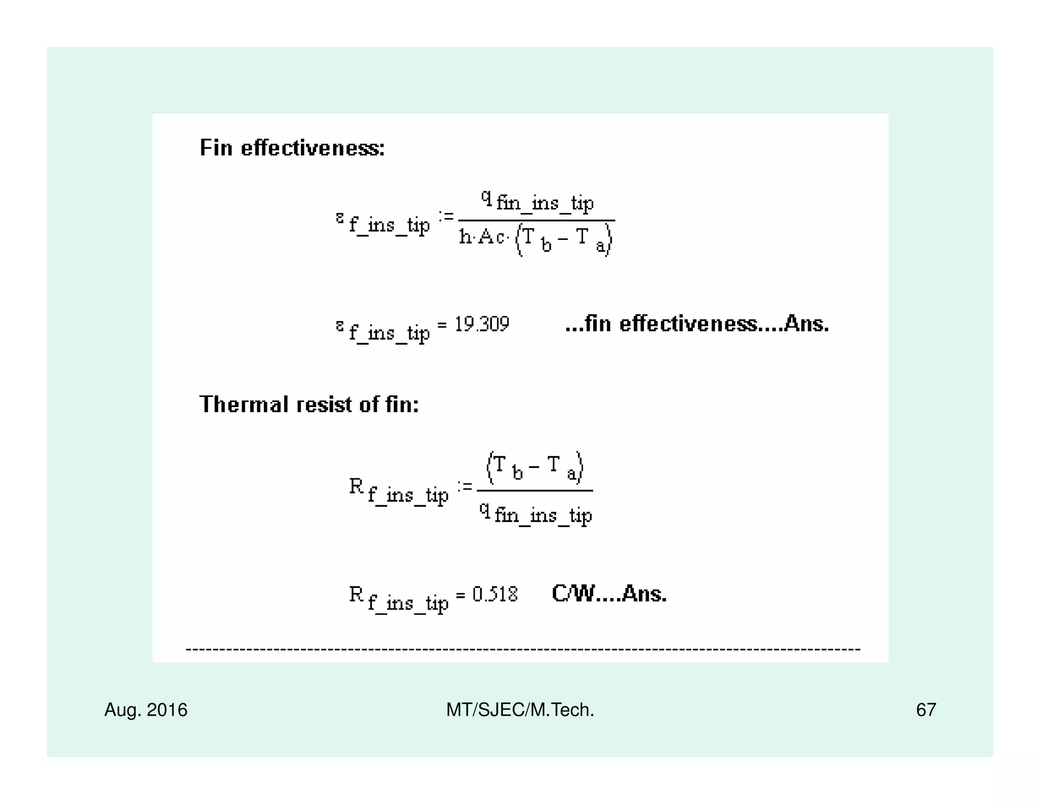 Heat transfer from extended surfaces (or fins) | PDF