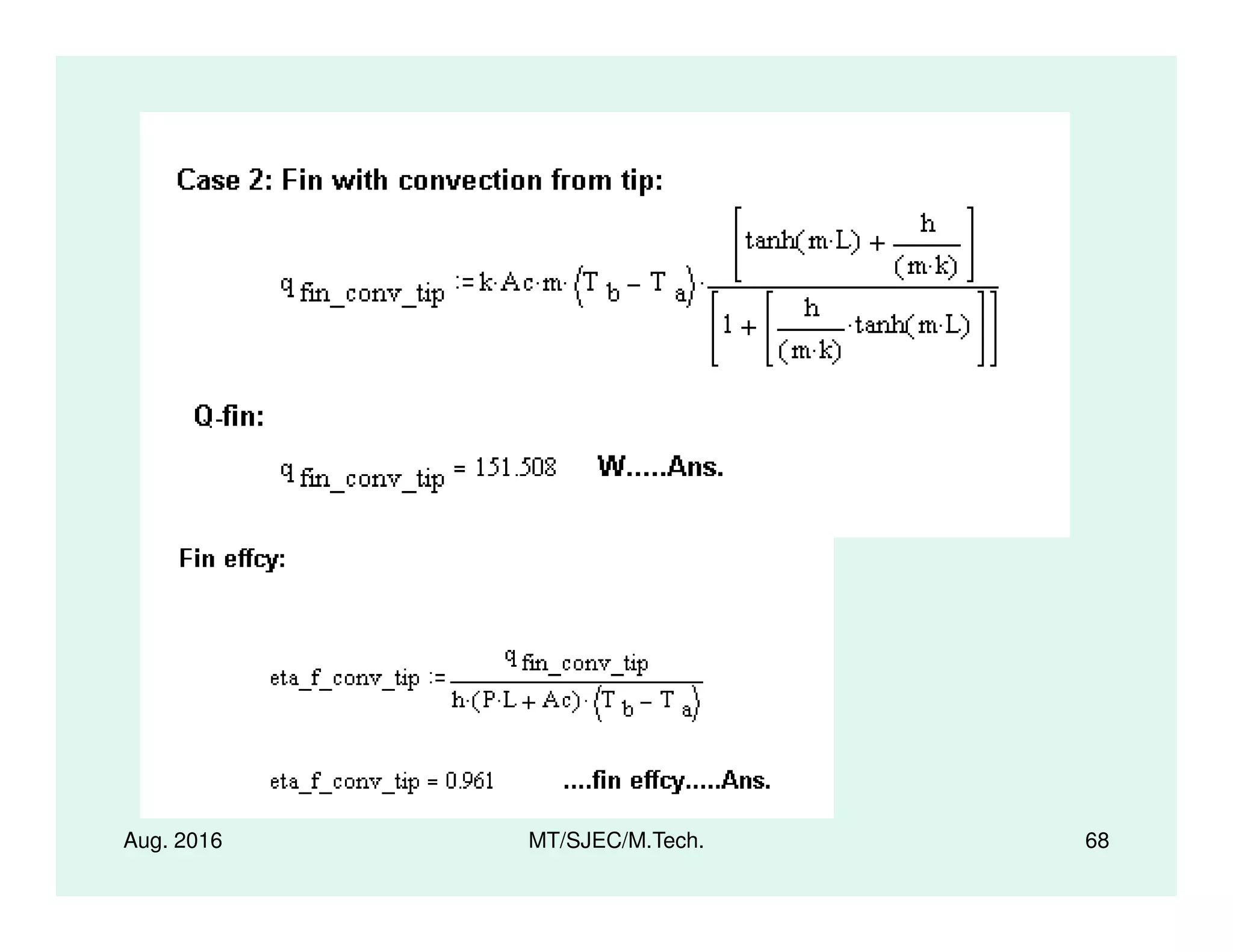 Heat transfer from extended surfaces (or fins) | PDF