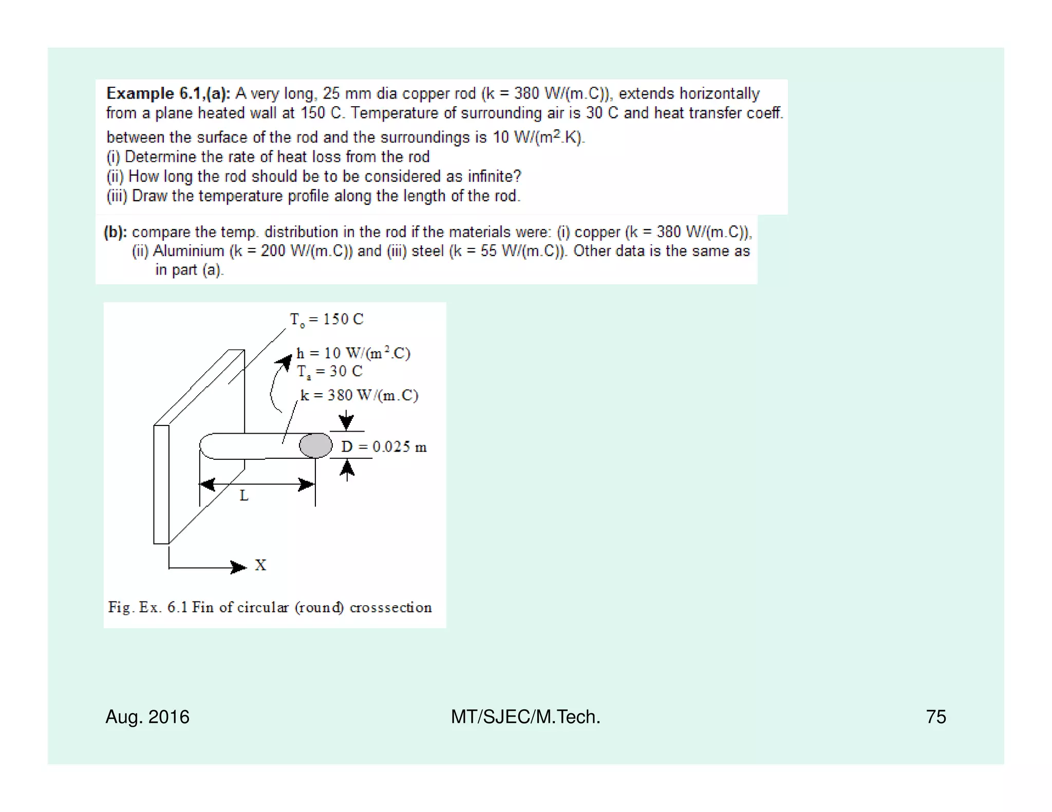 Heat transfer from extended surfaces (or fins) | PDF