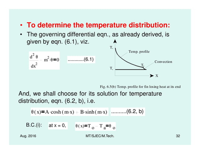 Heat transfer from extended surfaces (or fins) | PDF