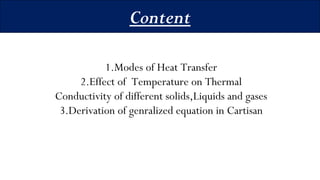 Heat transfer fundamentals | PPT