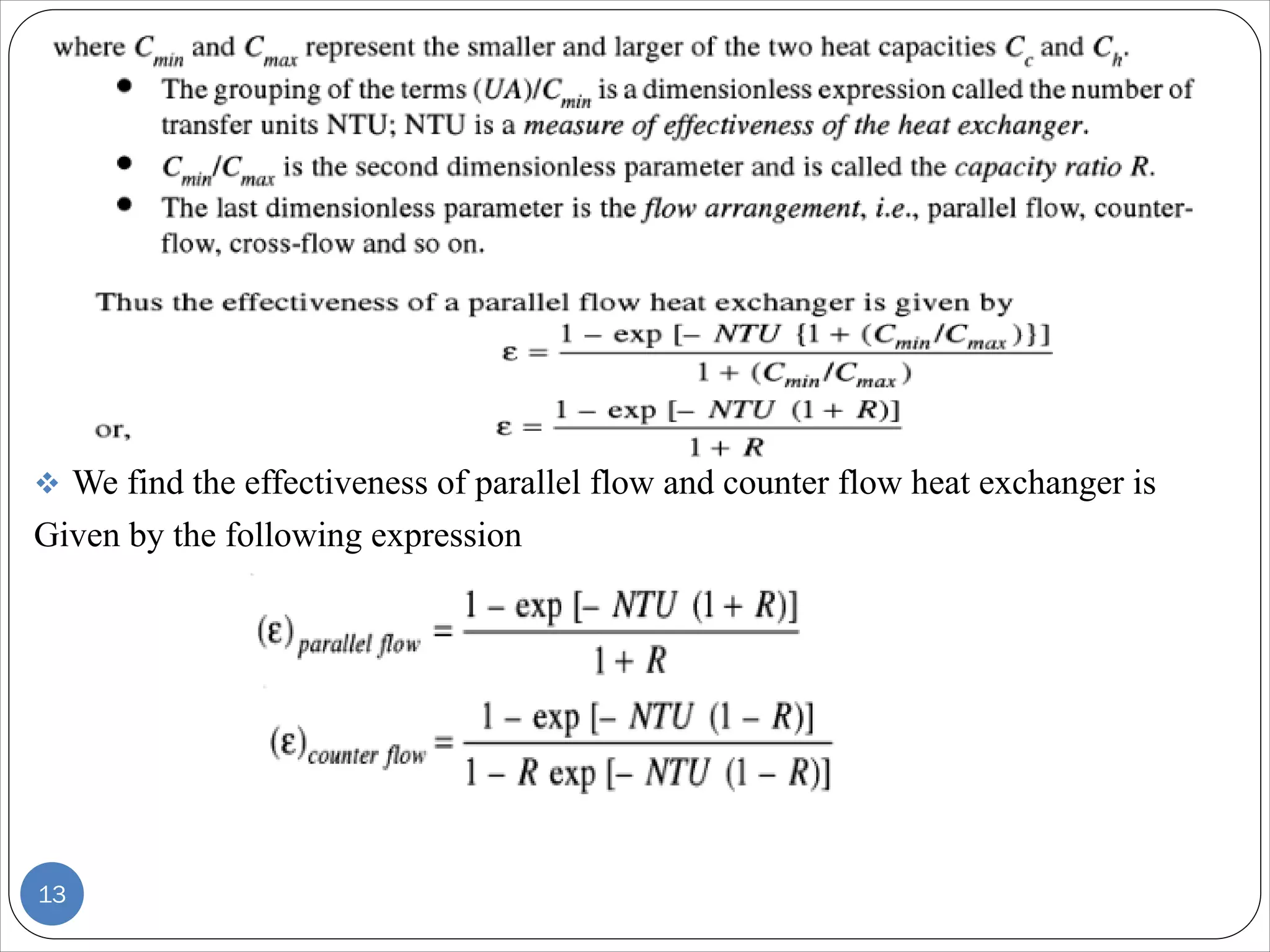 Heat exchanger and its type,ntu method | PDF