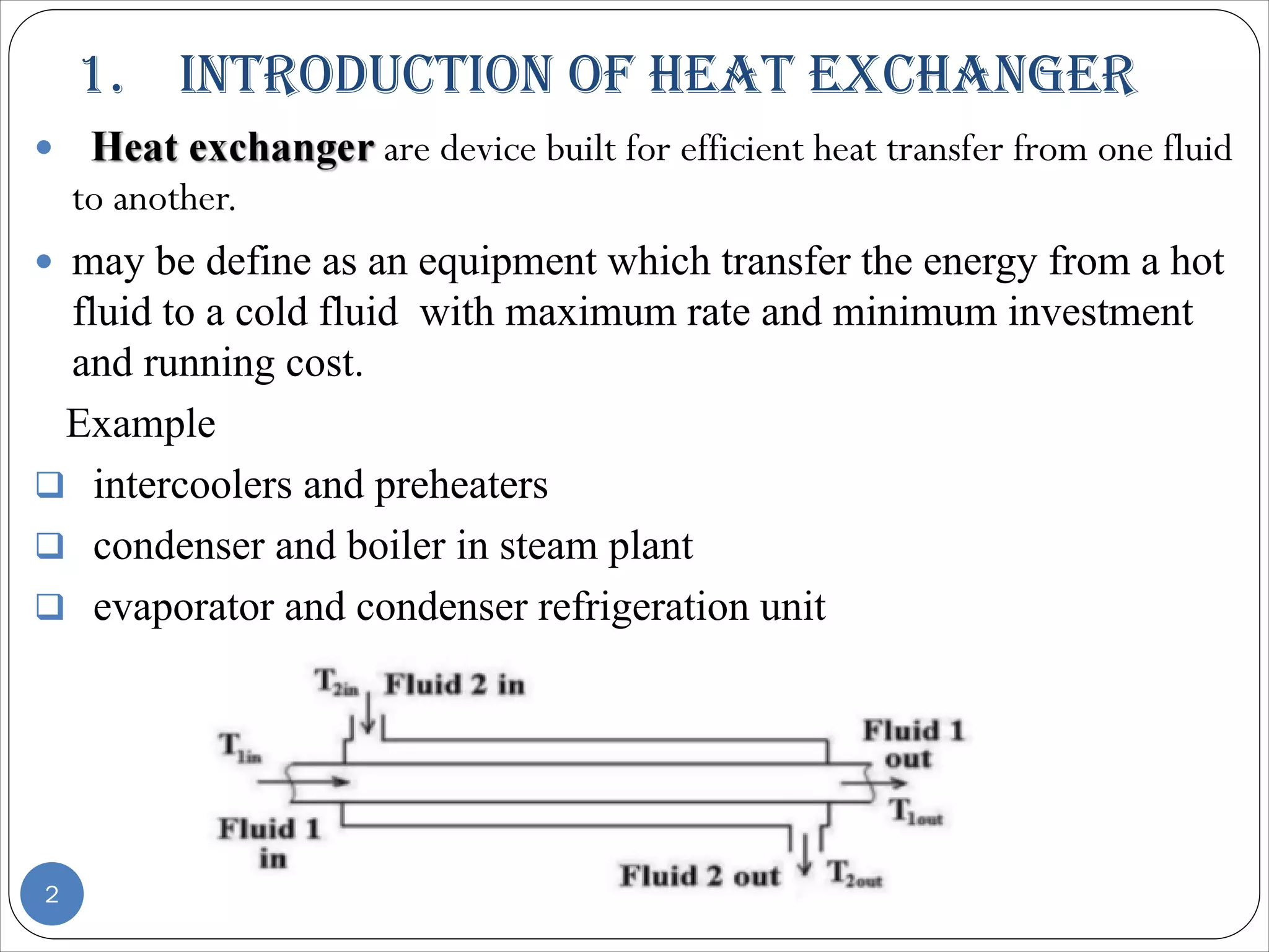 Heat exchanger and its type,ntu method | PDF