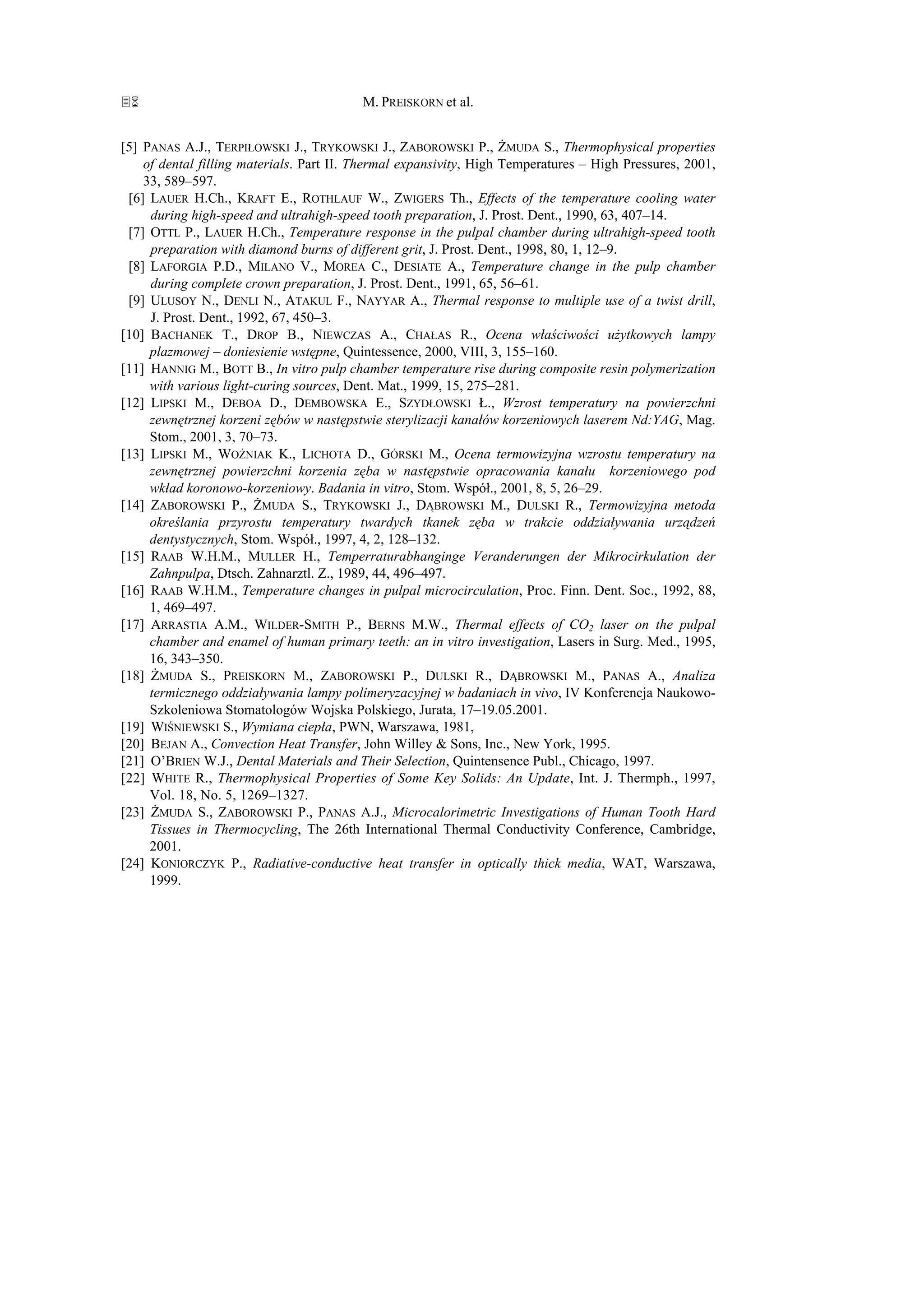 Heat transfer in human tooth | PDF