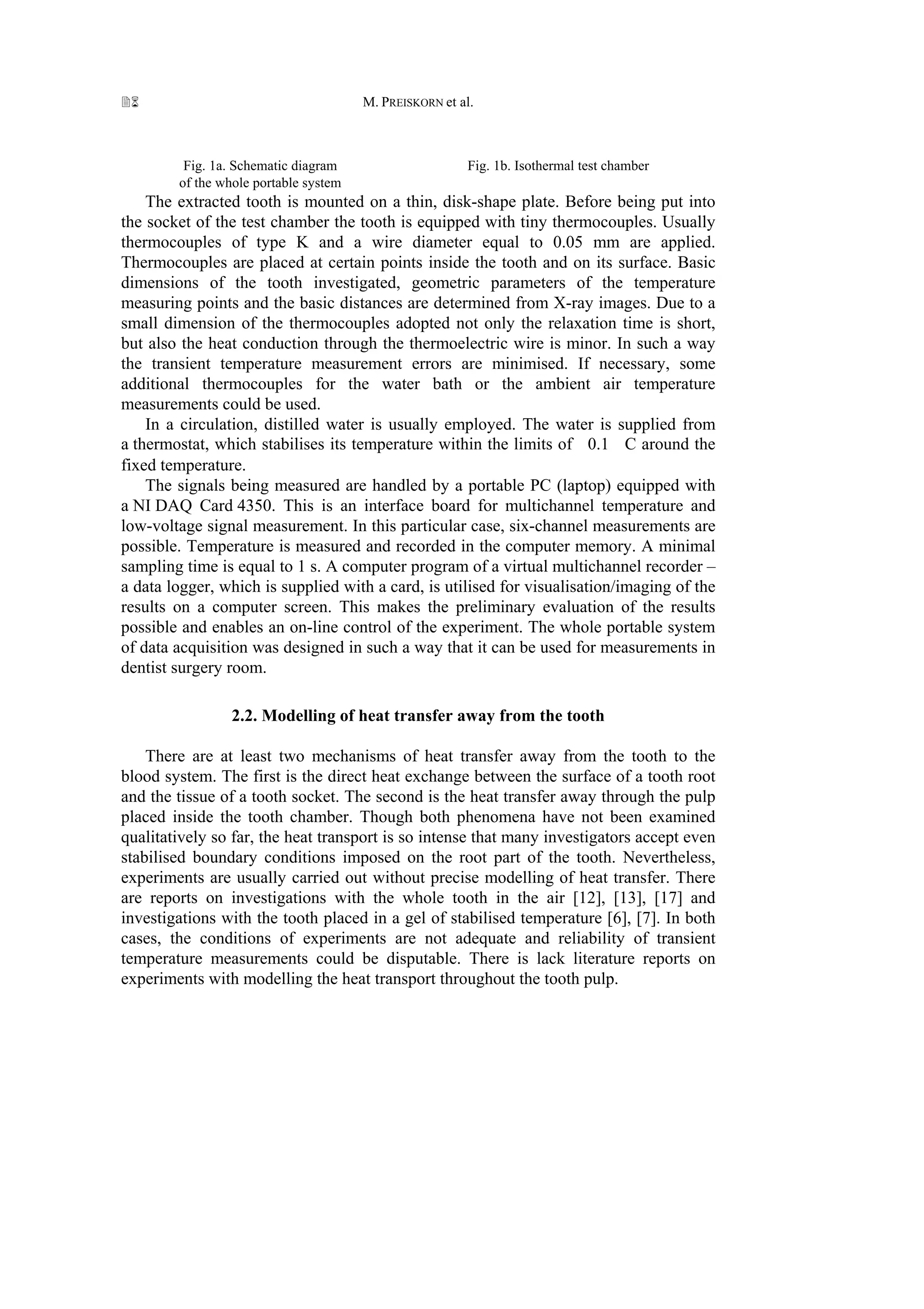 Heat transfer in human tooth | PDF