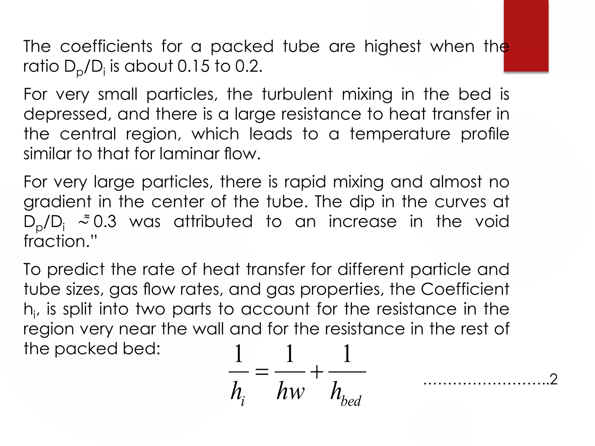 Heat transfer in packed bed | PPTX
