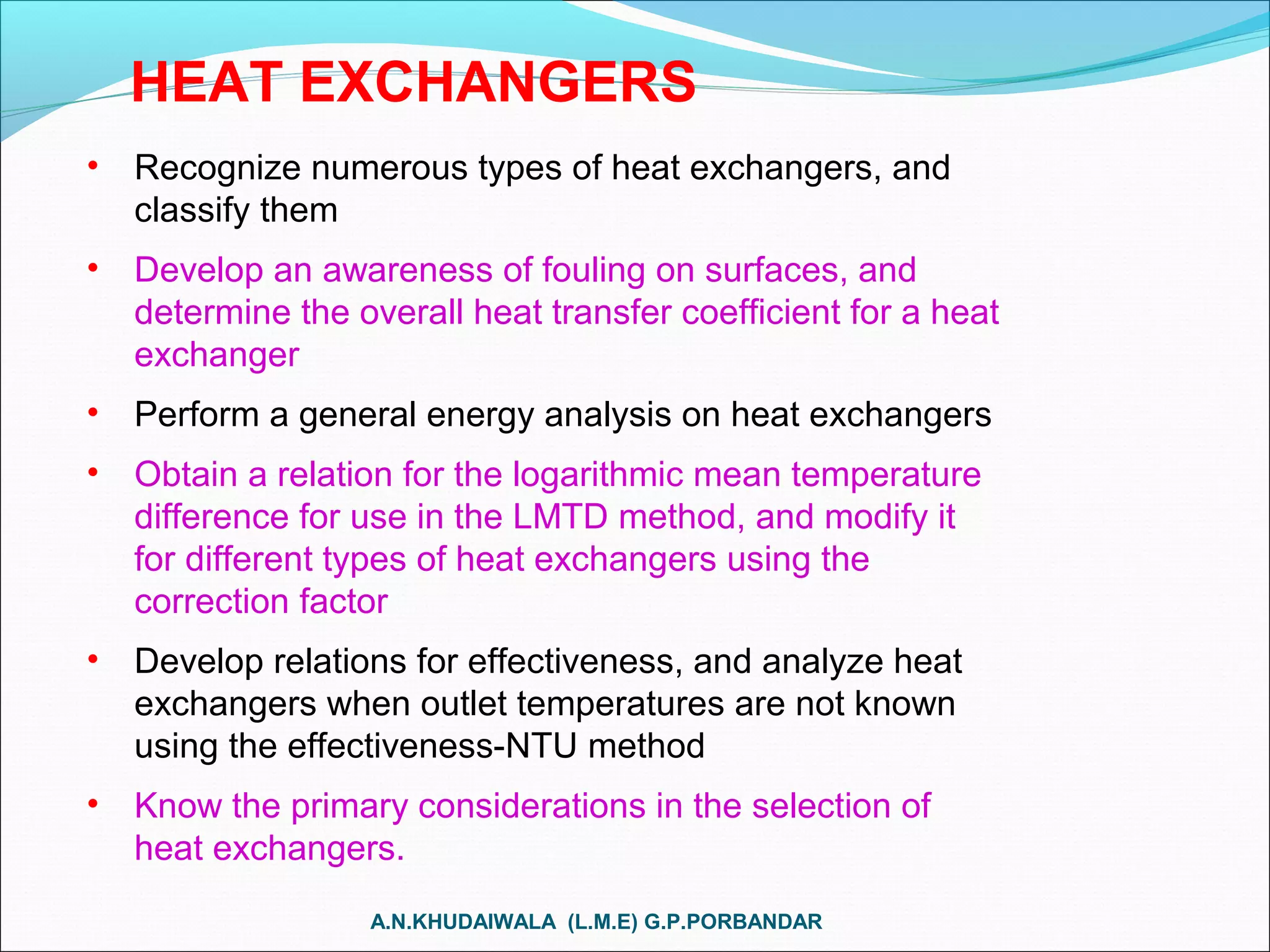 Heat transfer in thermal engineering | PPT