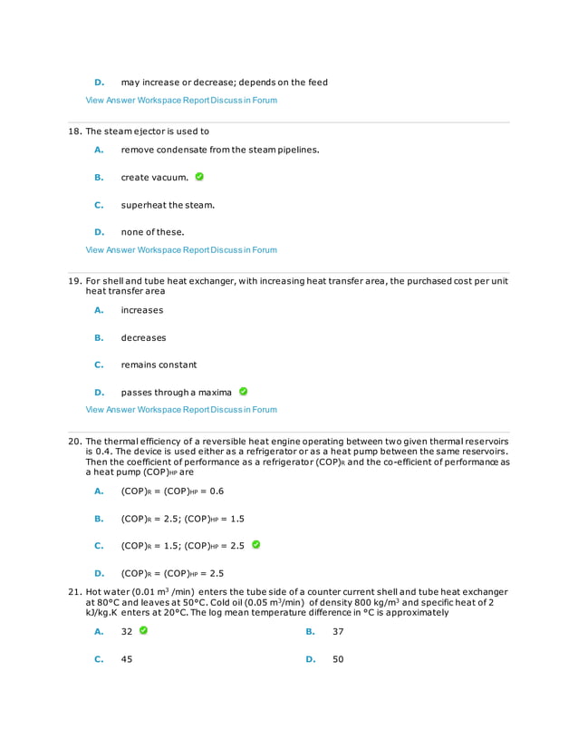 Heat transfer questions | PDF