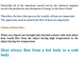 Heat Transfer Operations.pptx | Chemistry | Science