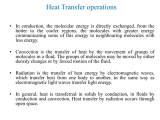 Heat Transfer Operations.pptx | Chemistry | Science