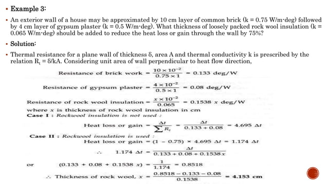 Heat transfer through Wall and composite wall.pptx | Physics | Science