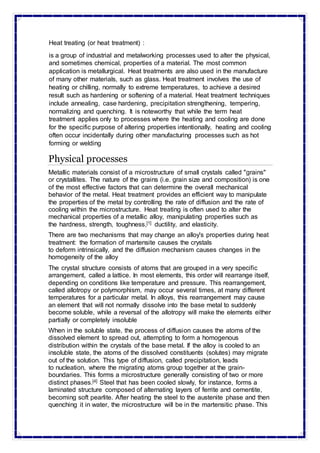 Heat treating | DOCX | Chemistry | Science