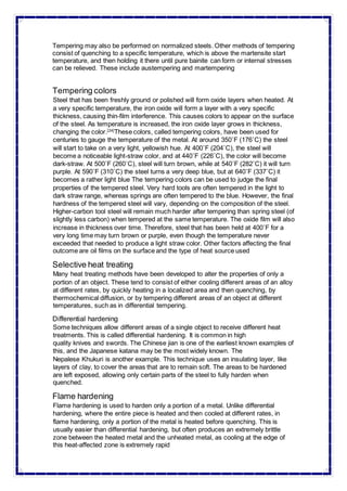 Heat treating | DOCX | Chemistry | Science