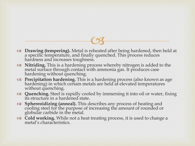 Heat treating metal working | PPT