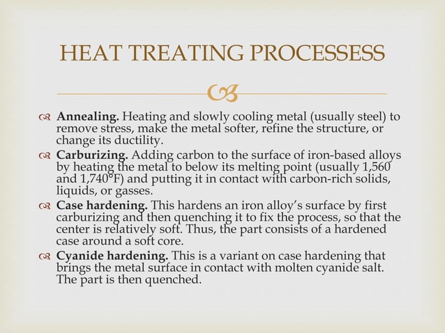 Heat treating metal working | PPT