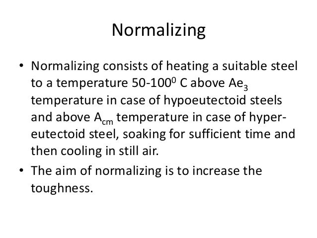 Normalizing Heat Treatment