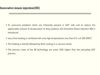 Heat treatments for raw milk | PPTX