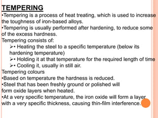 Heat treatment processes | PPTX
