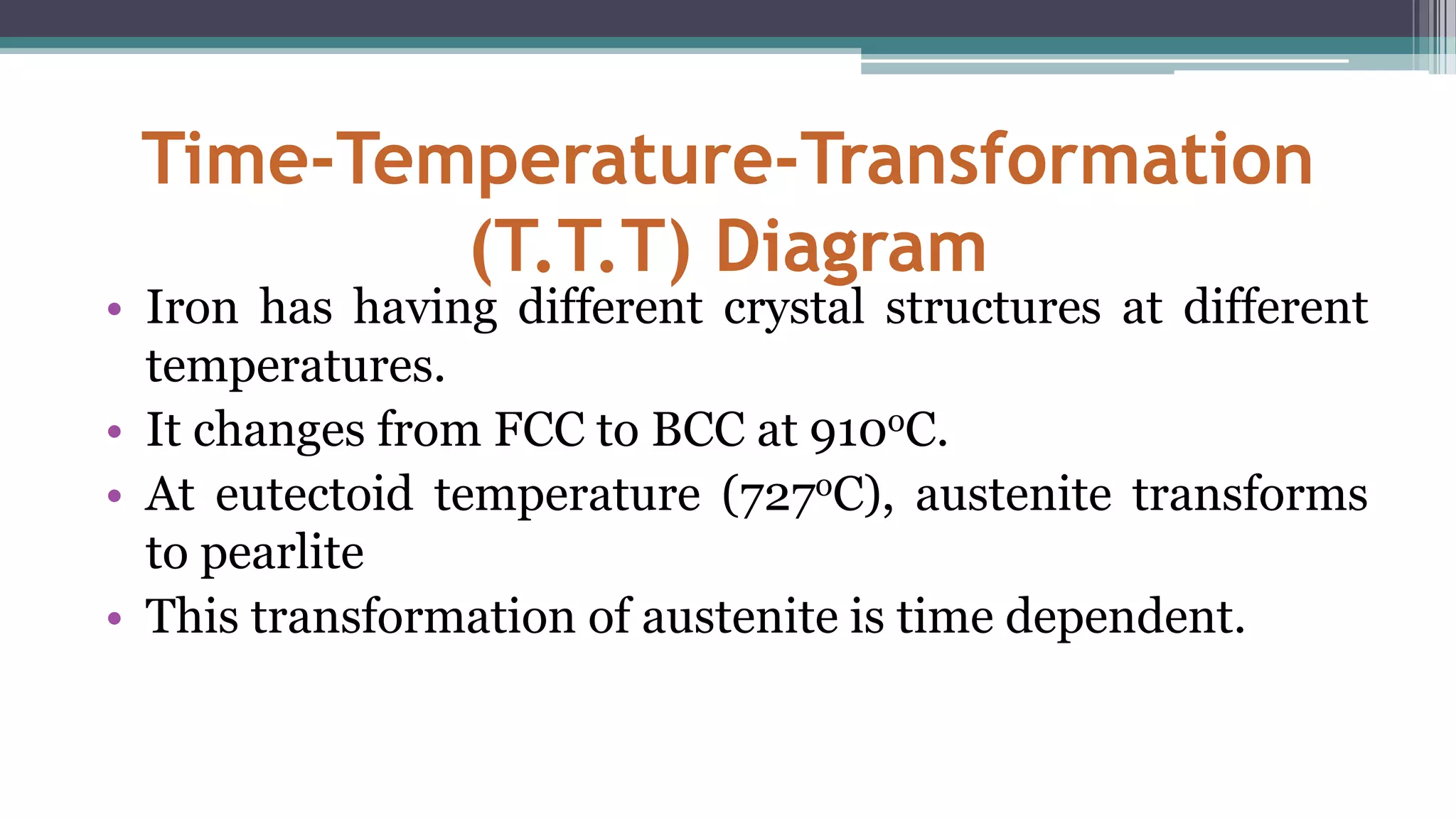 TTT diagram and Heat treatment processes | PDF