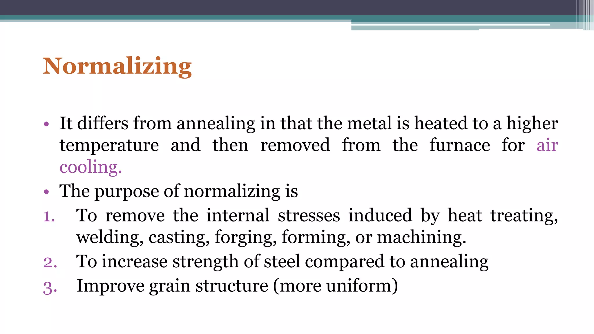 TTT diagram and Heat treatment processes | PDF