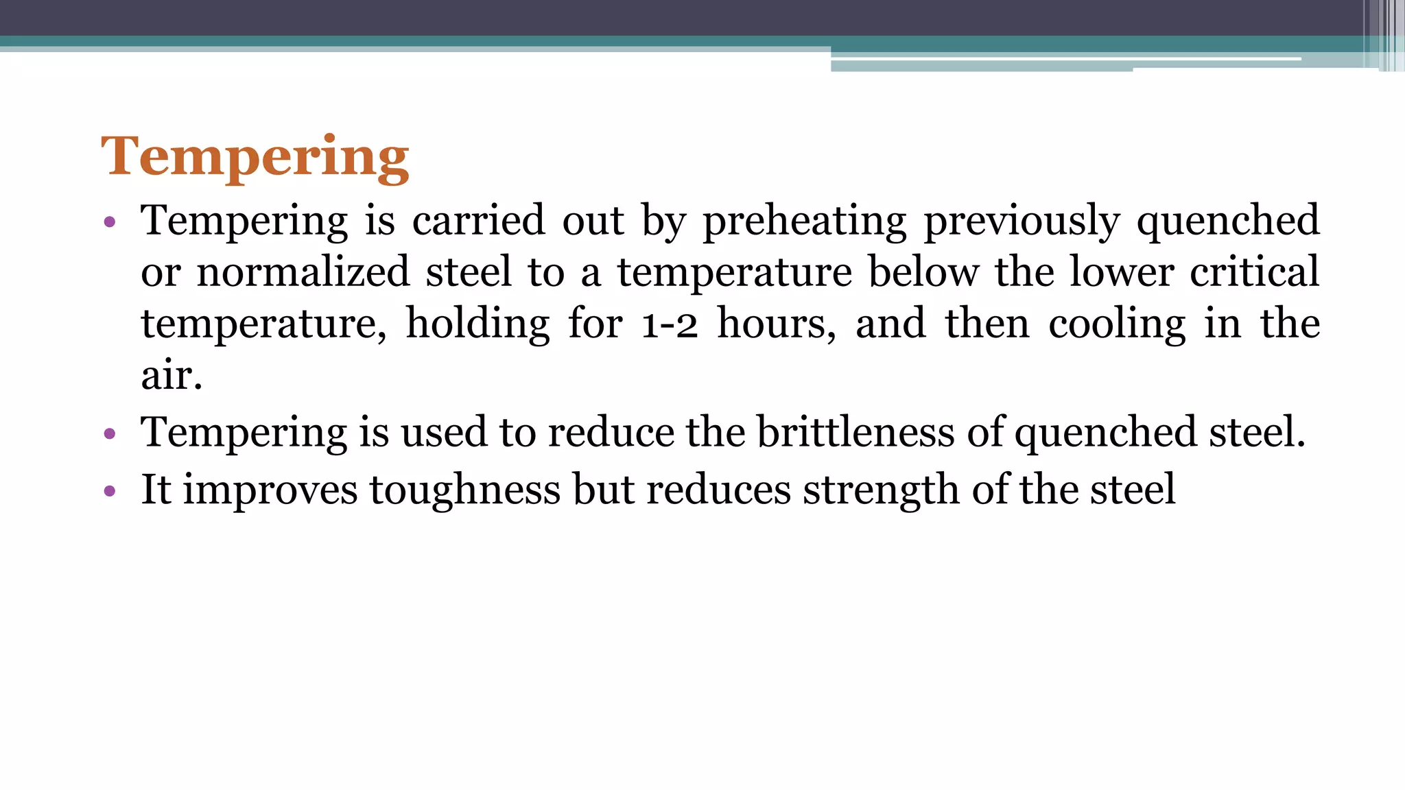 TTT diagram and Heat treatment processes | PDF
