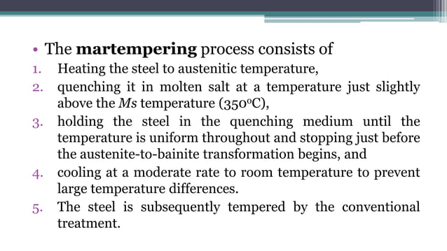 TTT diagram and Heat treatment processes | PDF