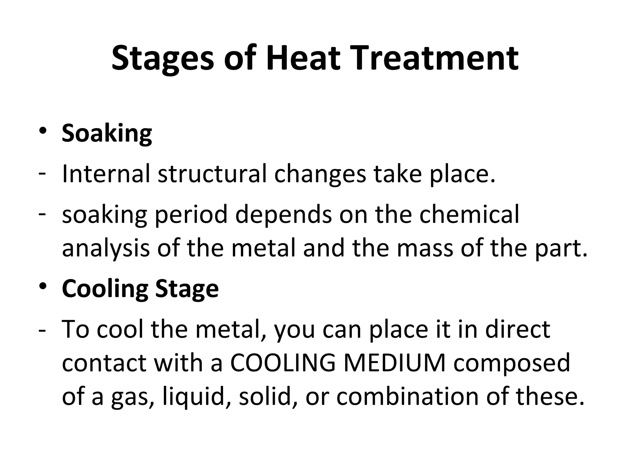 Heat treatment process for steel | PPT