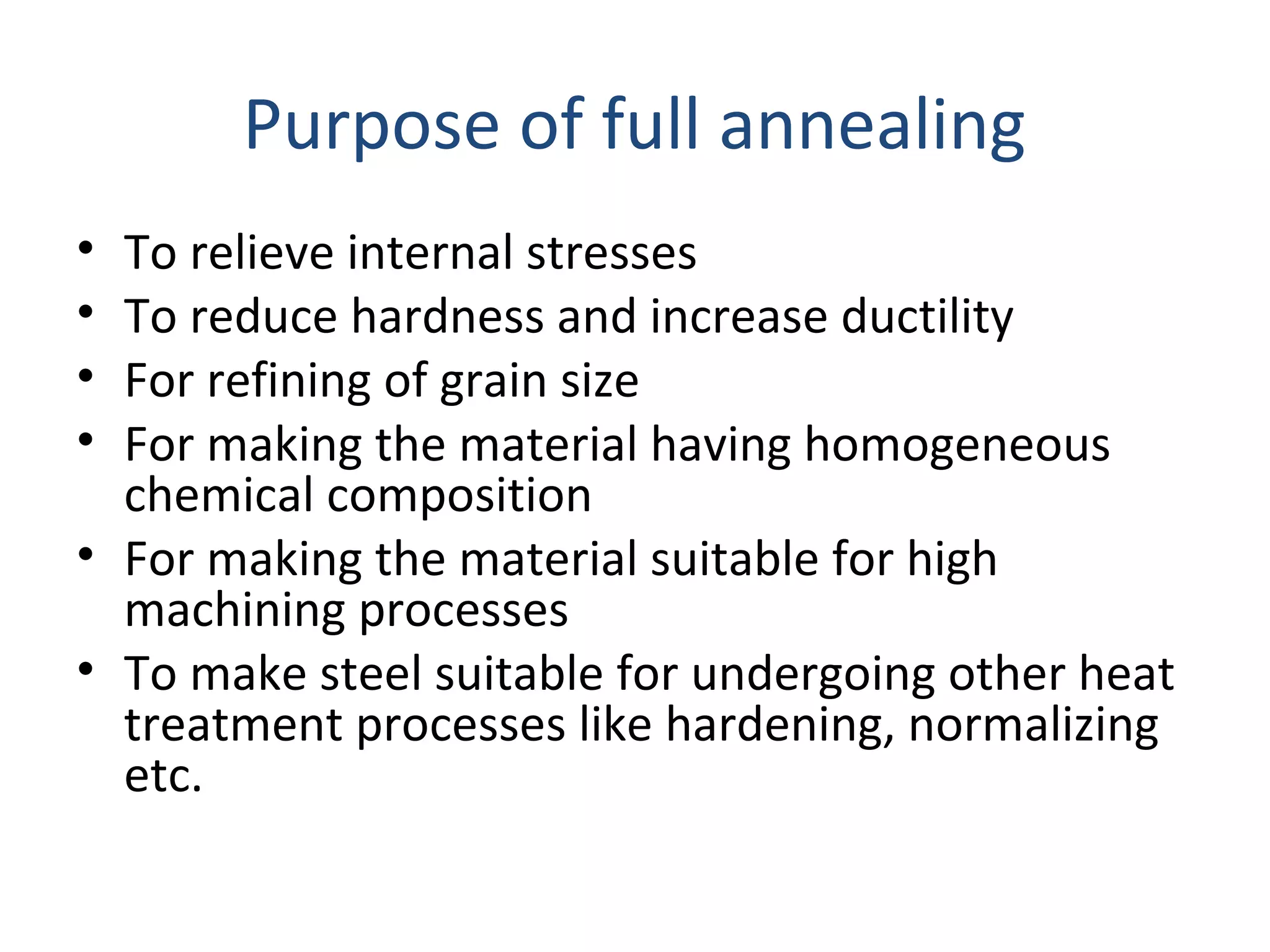 Heat treatment process for steel | PPT