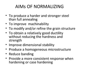 Heat treatment process for steel | PPT