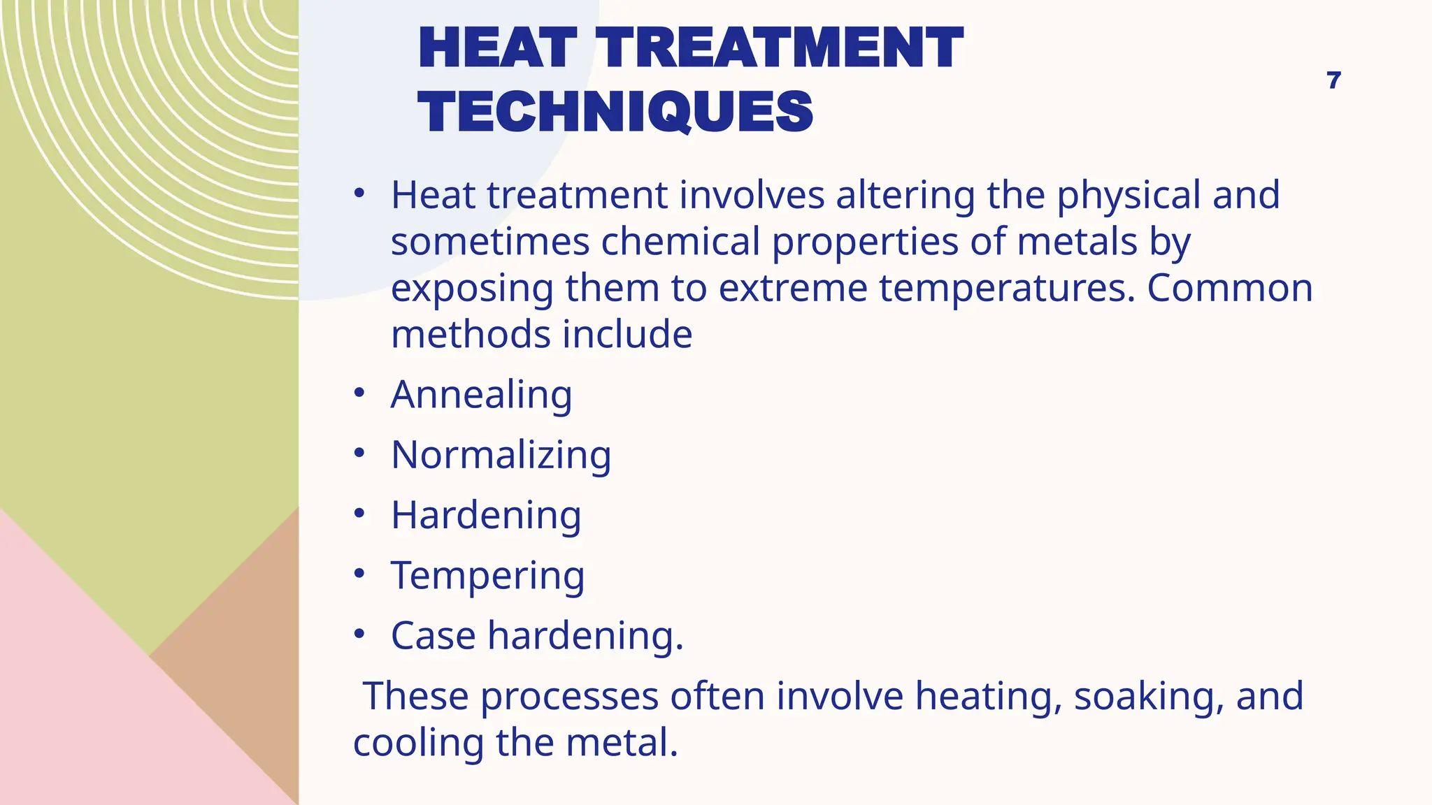 HEAT TREATMENT OF IRON AND STEEL which includes forging annealing and ...