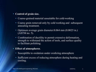 Heat treatment of nickel base alloys | PPTX