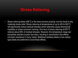 Heat treatment of stainless steel | PPTX