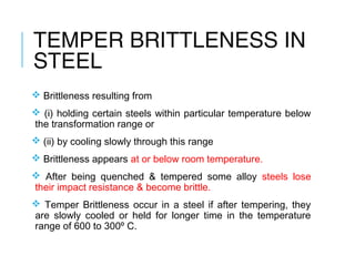 Heat treatment of steel | PPT