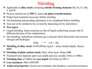 Heat treatment of steels- II | PPTX