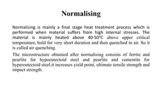 Heat treatment process | PPTX