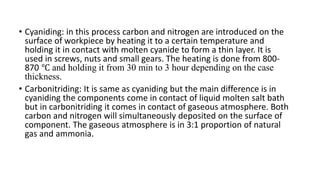 Heat treatment process | PPTX