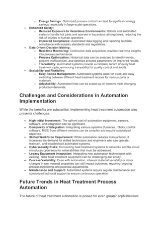 Heat Treatment Process Automation in India | PDF