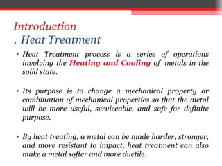 Heat treatment Processes foe materials technology | PPT