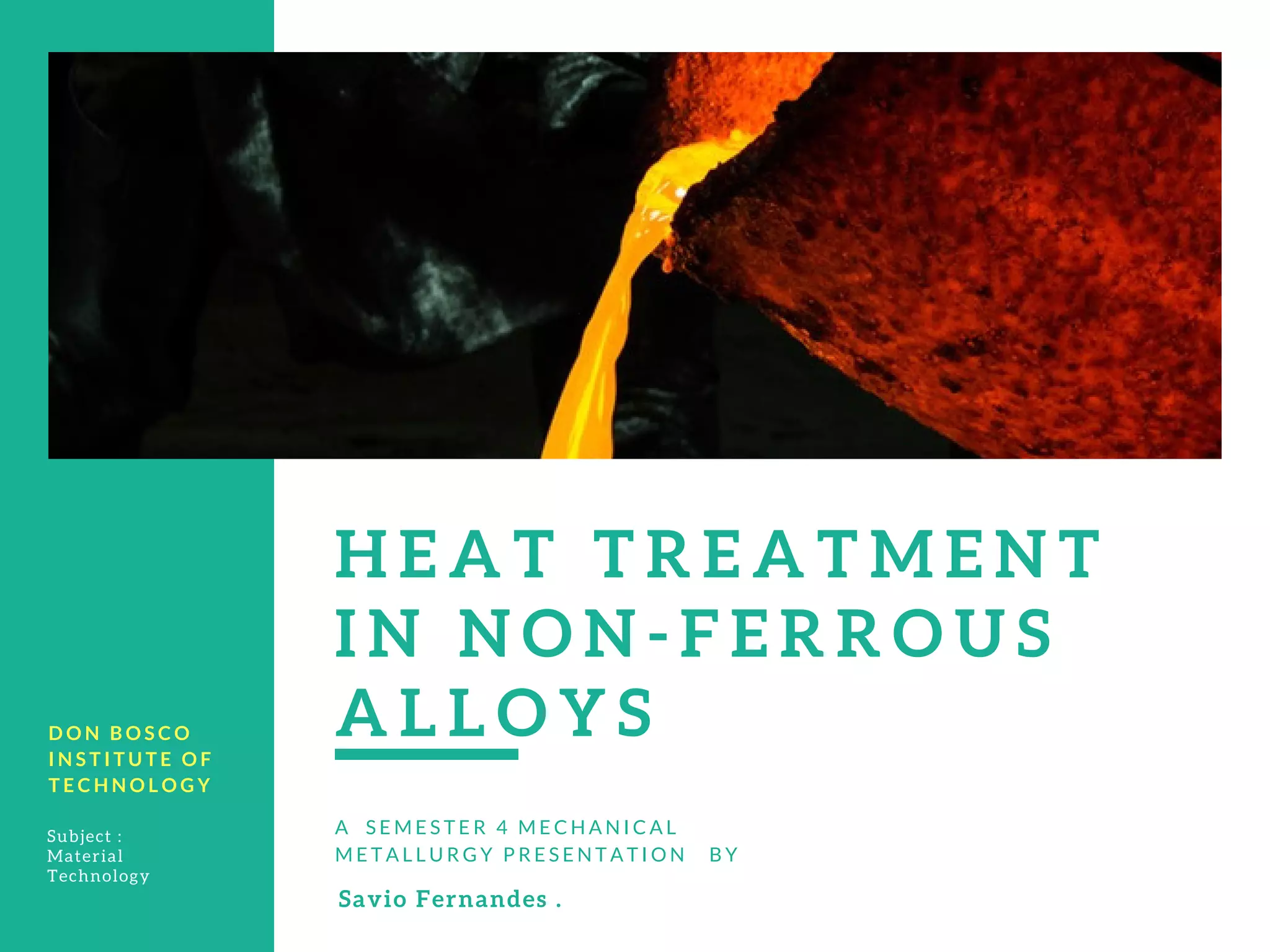 Heat treatment in non-ferrous alloy | PPT