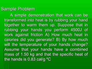 Heat & work | PPT