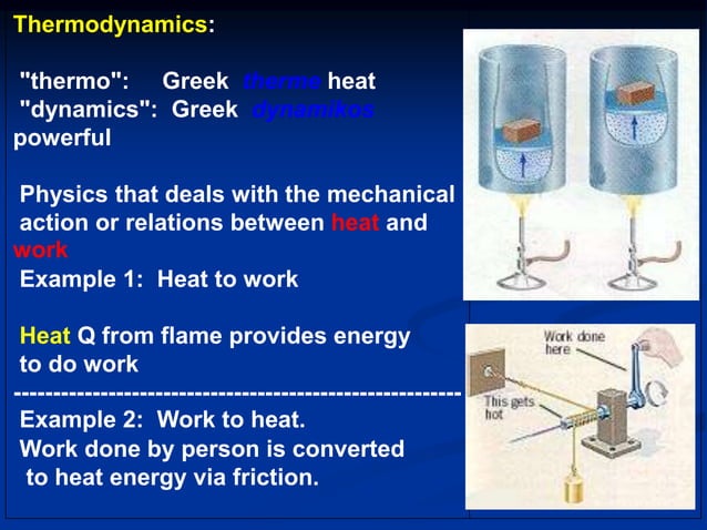 Heat work and energy | PPTX | Chemistry | Science
